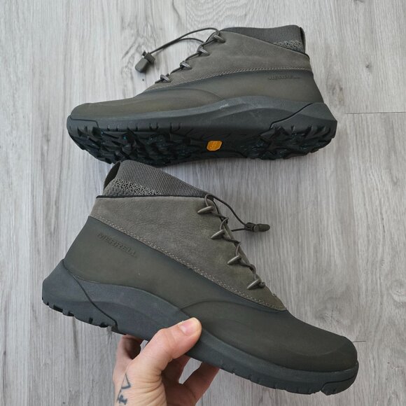 Merrell | Shoes | Merrell Hydro Moc At Mid Olive Green Gorpcore Vibram ...